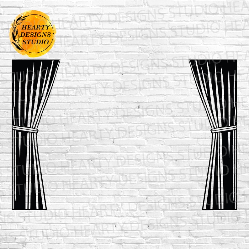 Theatre Curtains SVG Bundle: Stage Curtain Cut Files (digital Download ...