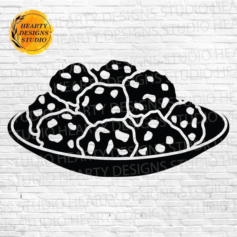 Meatball SVG Bundle: Clipart, Vector Cut Files (digital Download) - Etsy