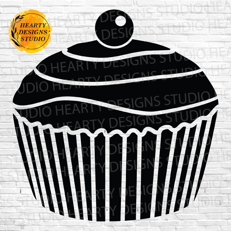 Muffins SVG Bundle: Cupcake Clipart, Vector Cut Files (digital Download ...