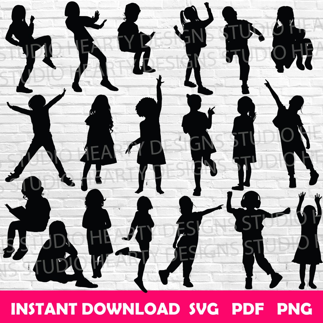 Girl Child Svg Girl Kid Svg Little Girl Svg Girl Kid Cricut Girl Child ...