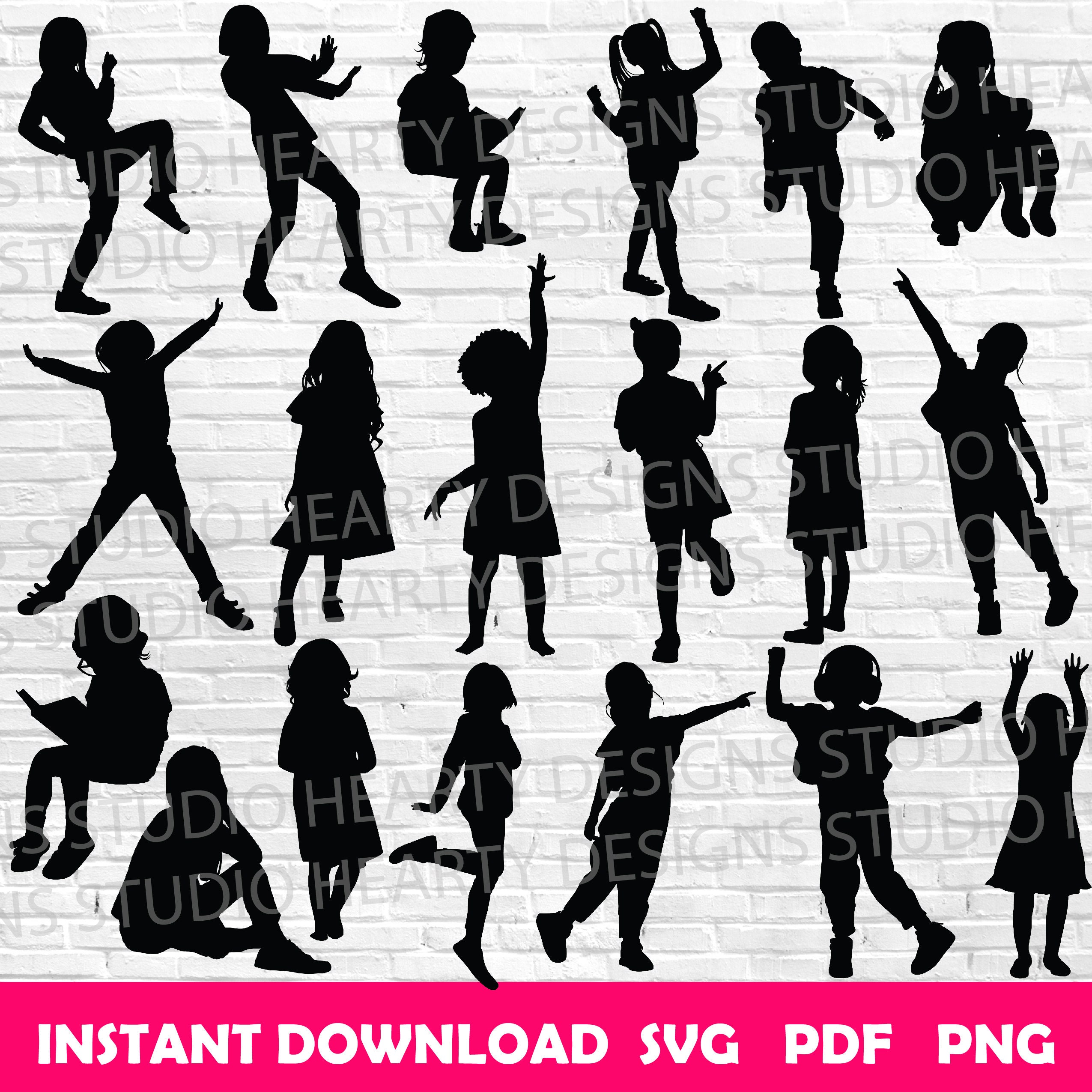 Girl Child Svg Girl Kid Svg Little Girl Svg Girl Kid Cricut Girl Child ...