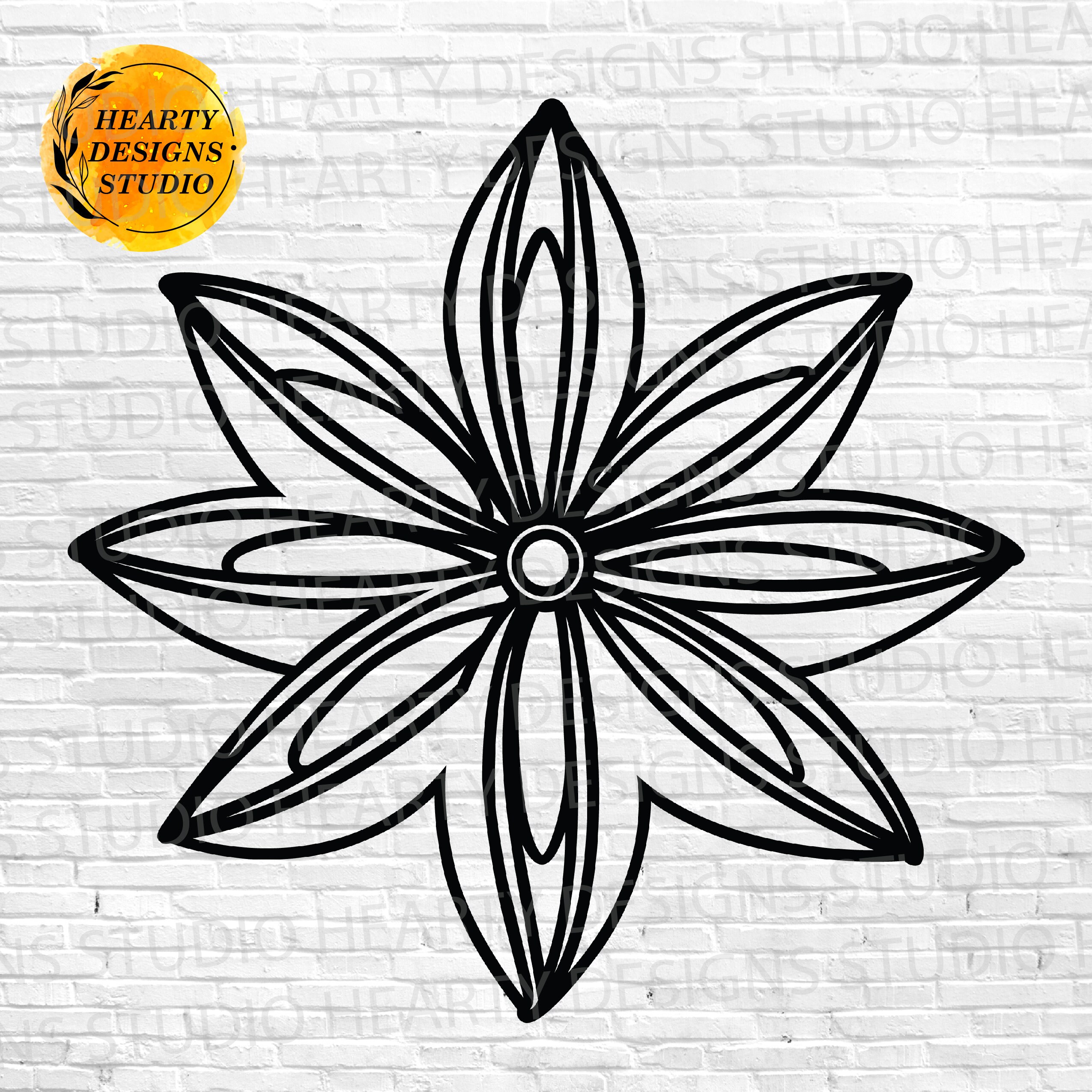Star Anise SVG: Spice Clipart Vector Cut Files (digital Download ...