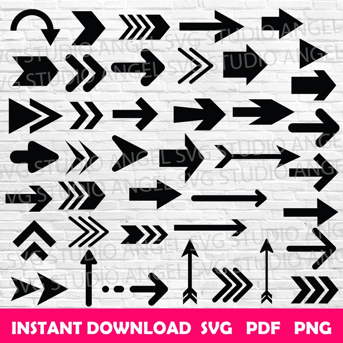 Arrows Svg Arrow Svg Arrow Svg Cut Files Arrows Cricut Arrows Clipart ...