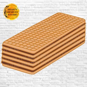 Wafer Biscuit Svg Chocolate Wafer Svg Wafer Biscuit Cricut Wafer Svg ...