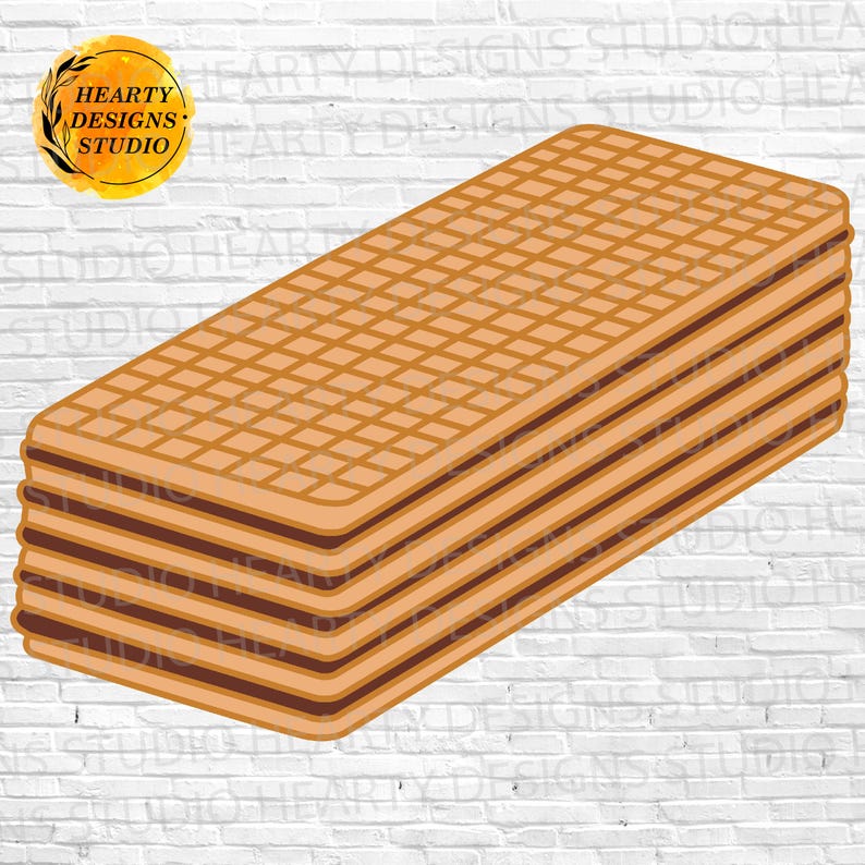 Wafer Biscuit SVG Bundle: Chocolate Wafer Clipart (digital Download) - Etsy
