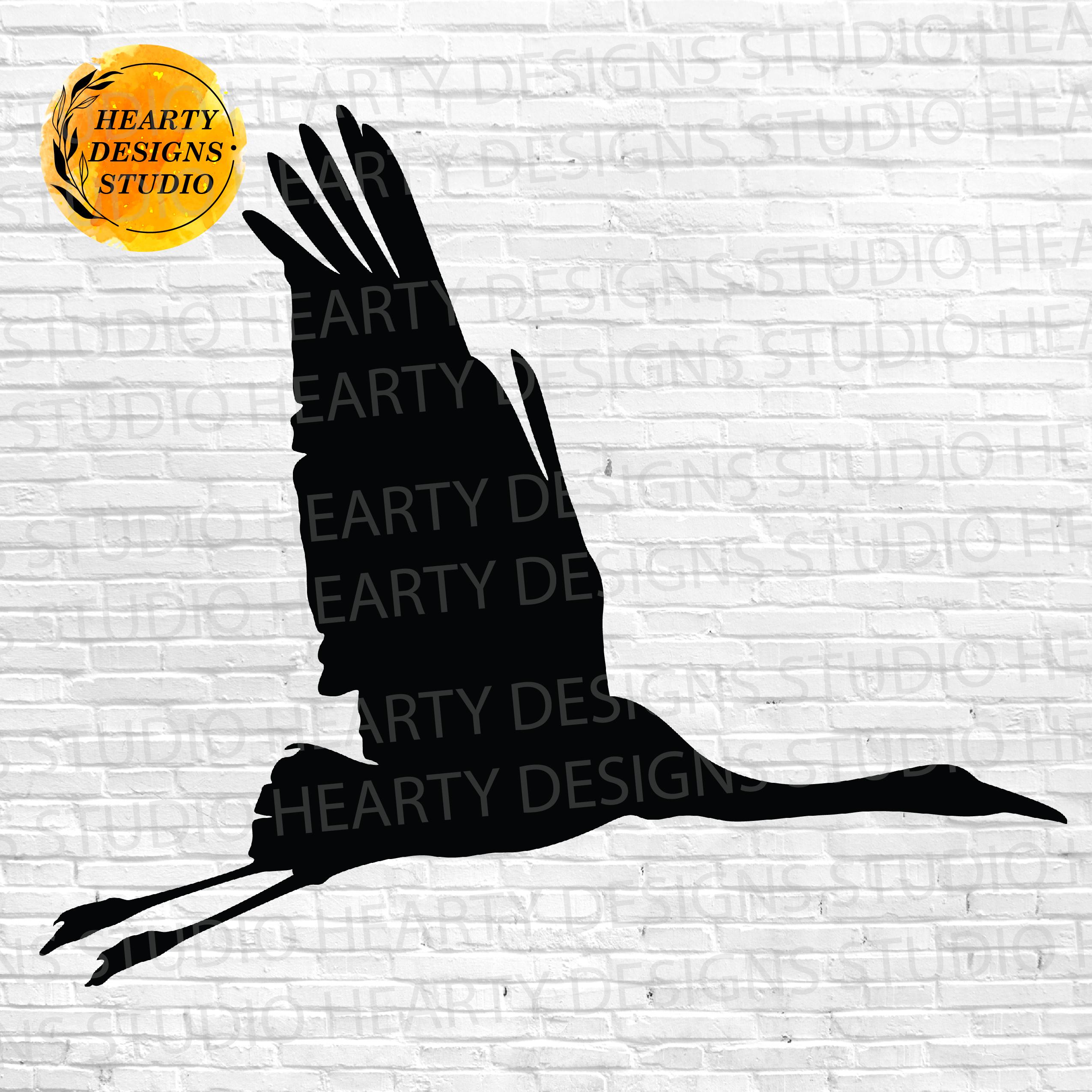 Whooping Crane SVG Bundle: Cut Files for Cricut Silhouette (digital ...