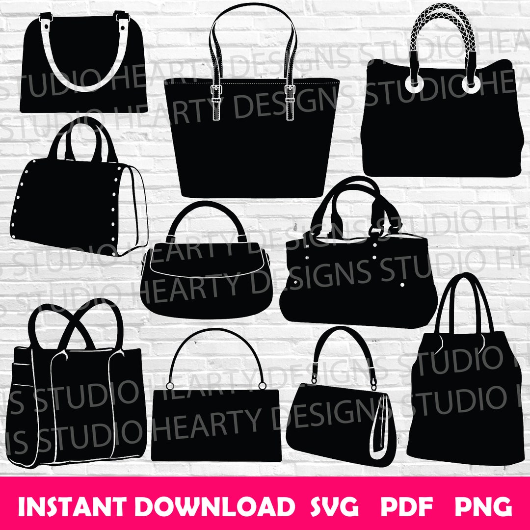 Handbag Svg Handbags Svg Handbag Cricut Handbag Svg Bundle Handbag Svg ...