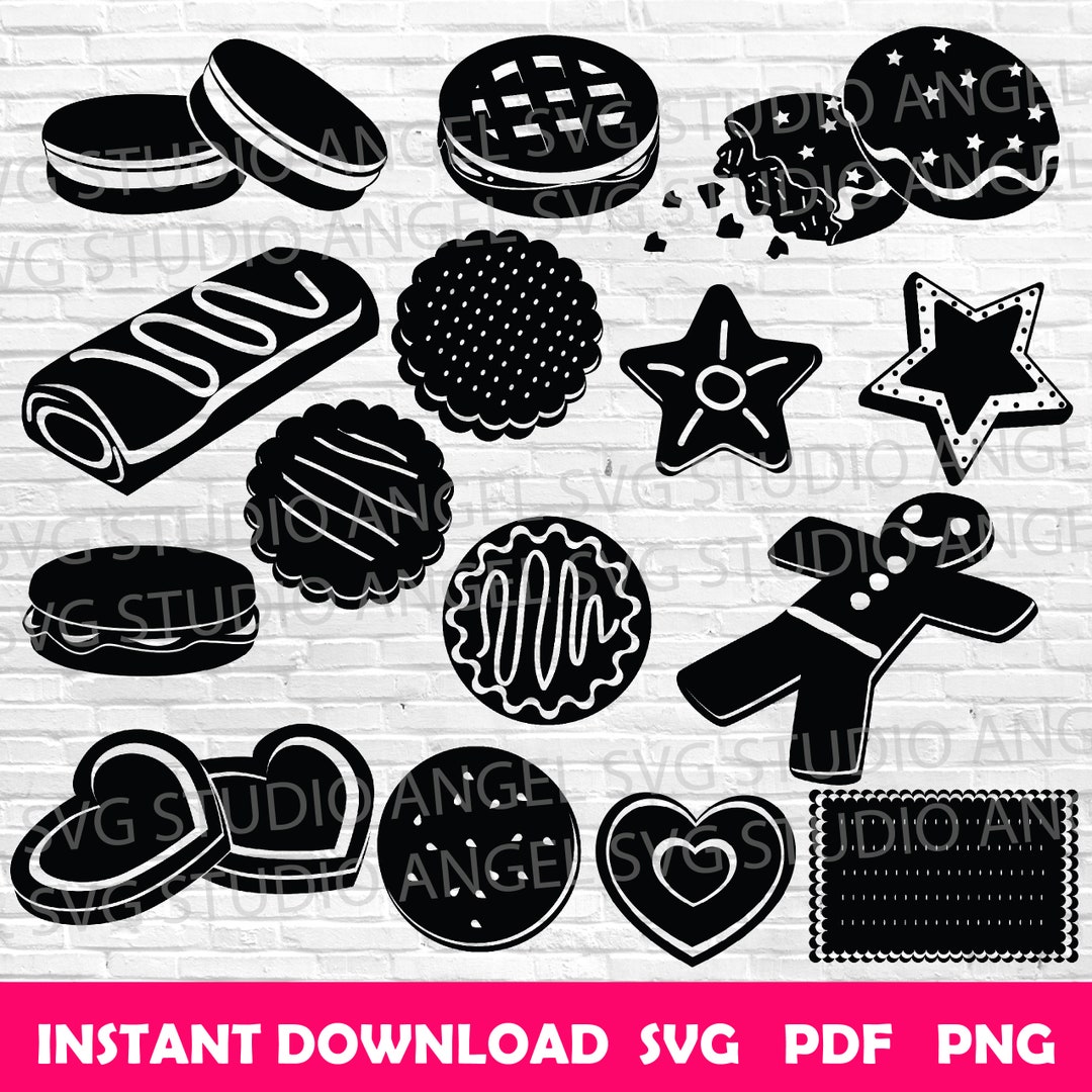 Cookies Svg Cookies Cricut Svg Biscuits Svg Cut Files Cookies Vector ...