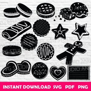 Cookies Svg Cookies Cricut Svg Biscuits Svg Cut Files Cookies Vector ...