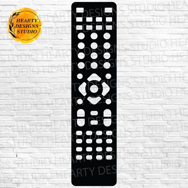 TV Remote SVG Bundle: Cut Files for Silhouette Cricut (digital Download ...