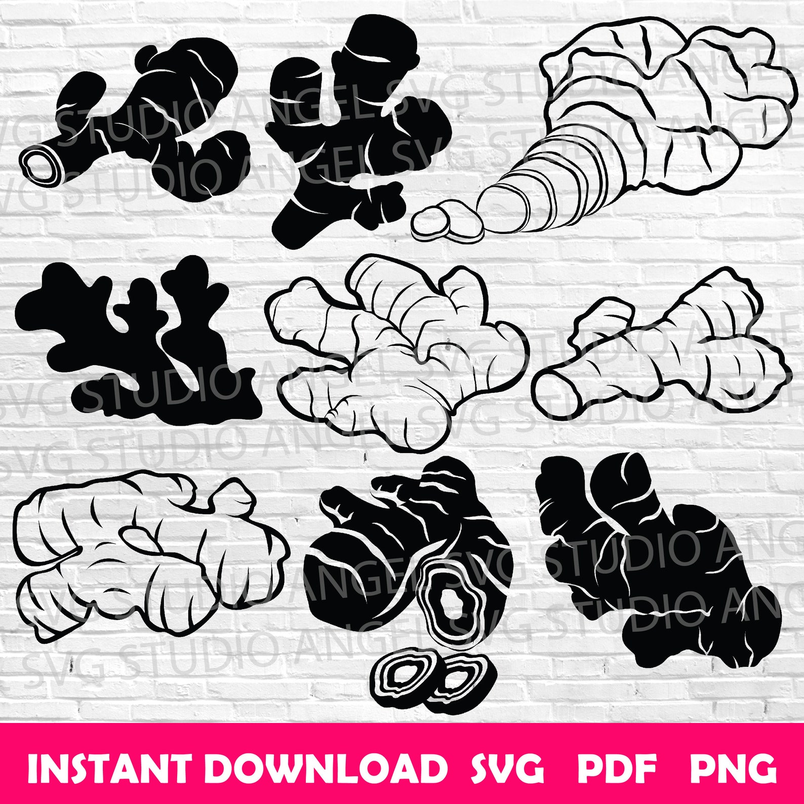 Ginger Svg Gingers Svg Ginger Cricut Svg Ginger Clipart Svg Ginger ...