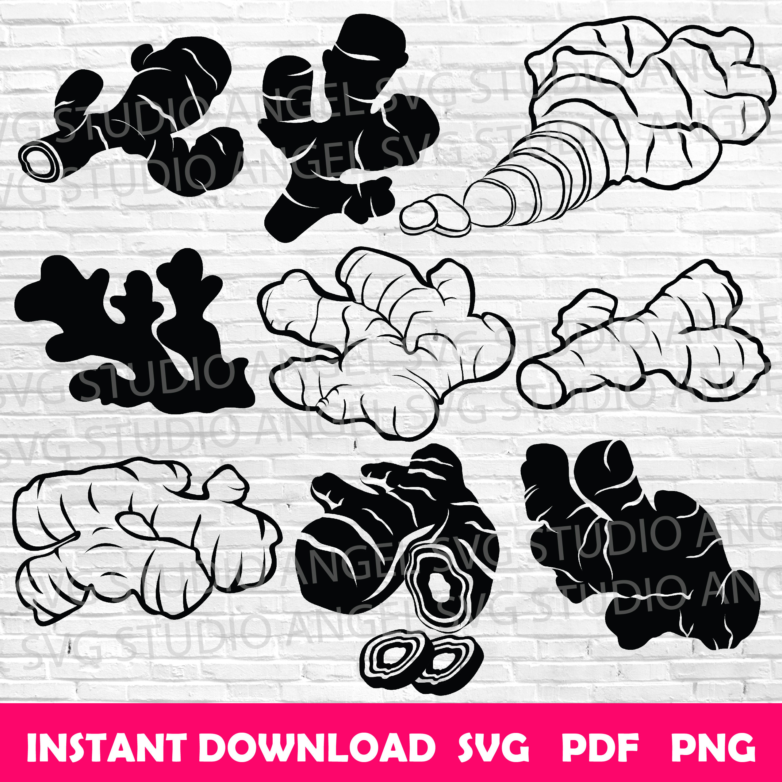 Ginger Svg Gingers Svg Ginger Cricut Svg Ginger Clipart Svg Ginger ...