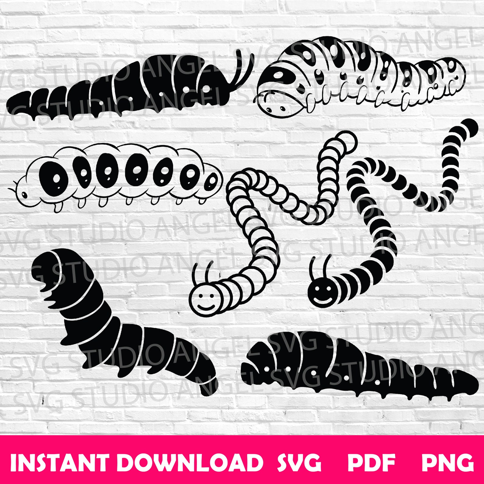 Caterpillar Svg Caterpillar Cricut Svg Caterpillar Clipart Svg - Etsy UK
