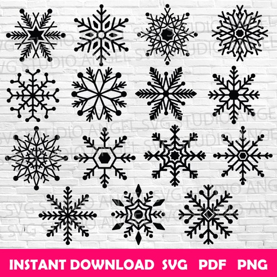 Snowflakes Svg Snowflake Svg Snowflakes Cricut Snowflakes Svg - Etsy