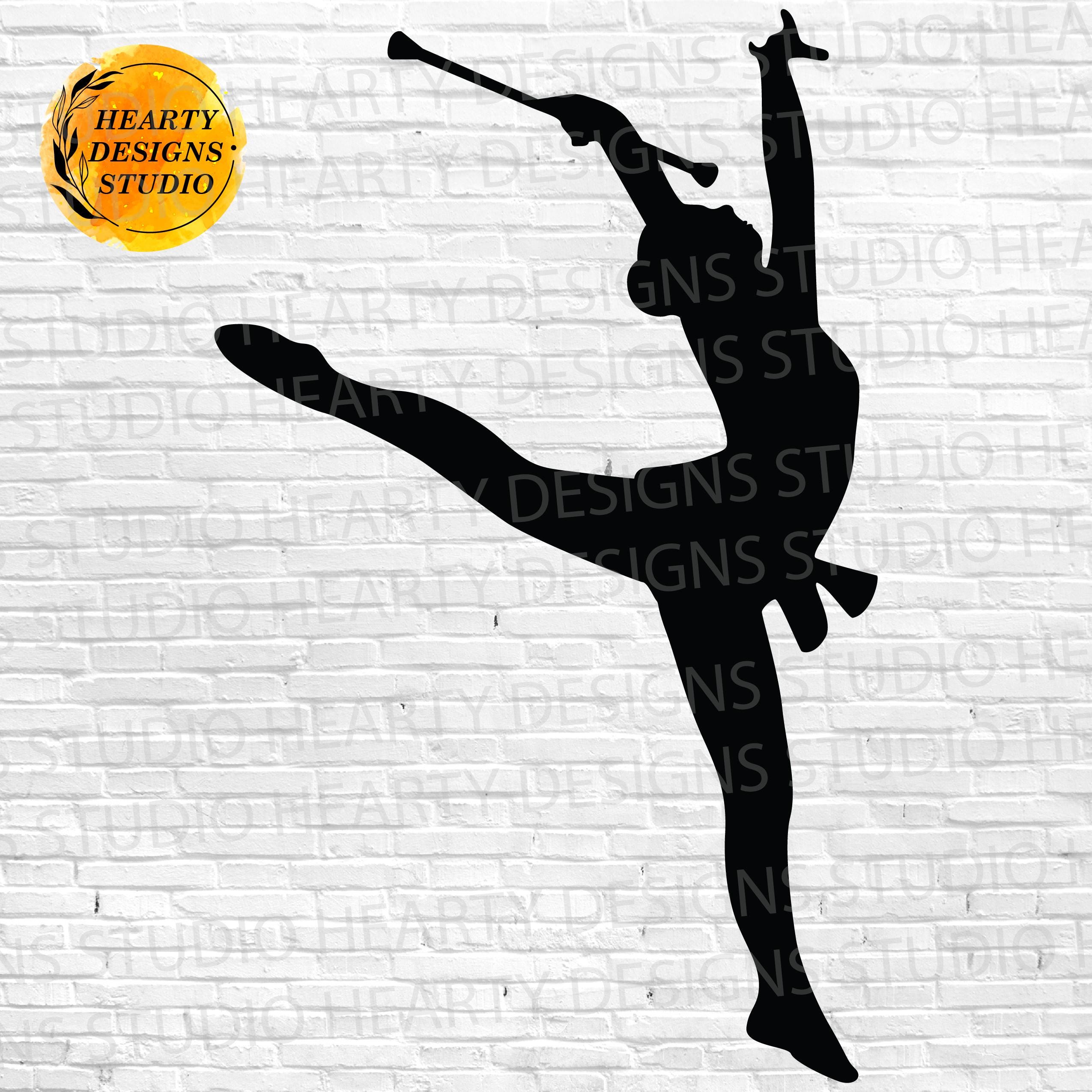 Baton Twirling SVG Bundle: Cut Files for Cricut Silhouette (digital ...