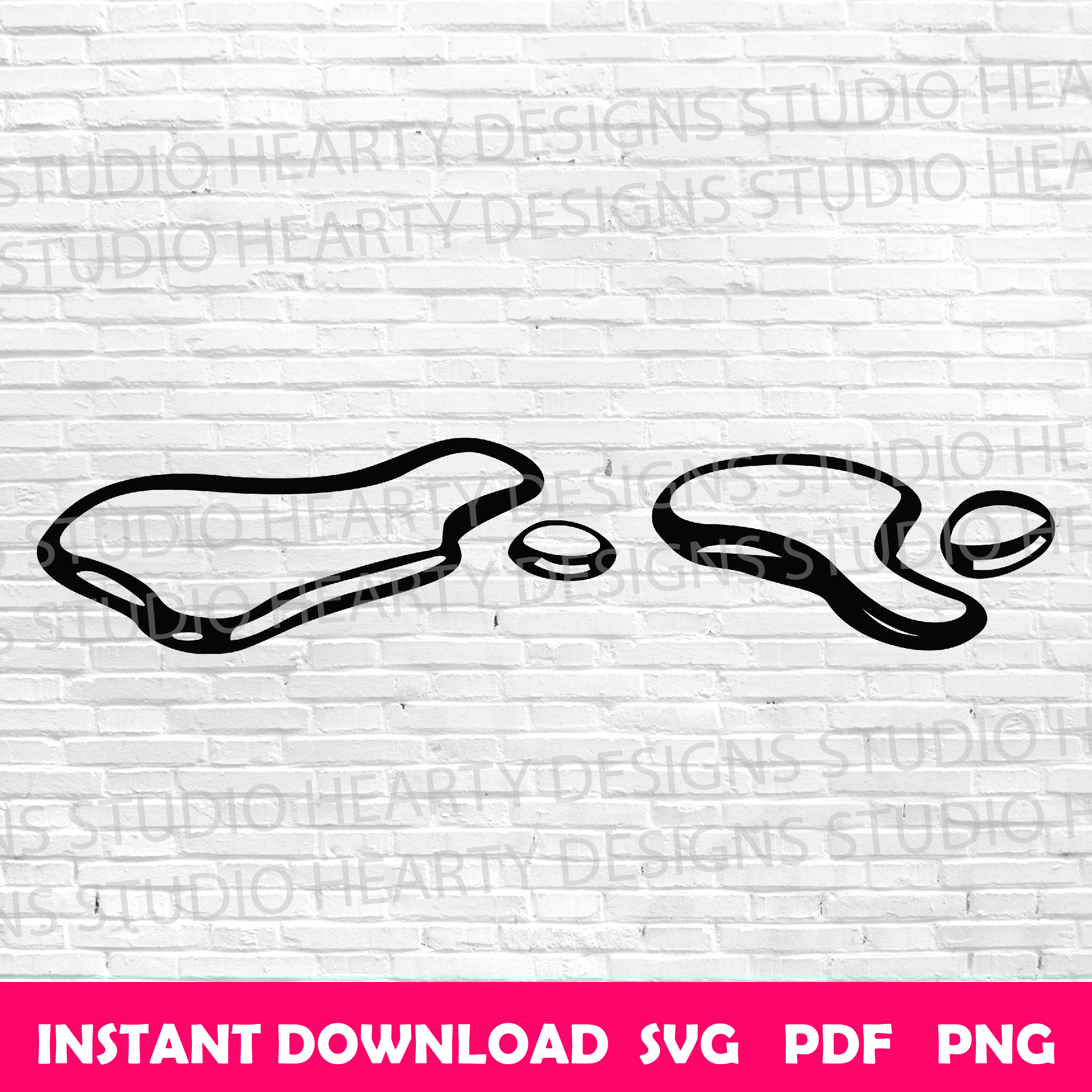 Spilled Water SVG Bundle: Vector Silhouette Cut Files (digital Download ...
