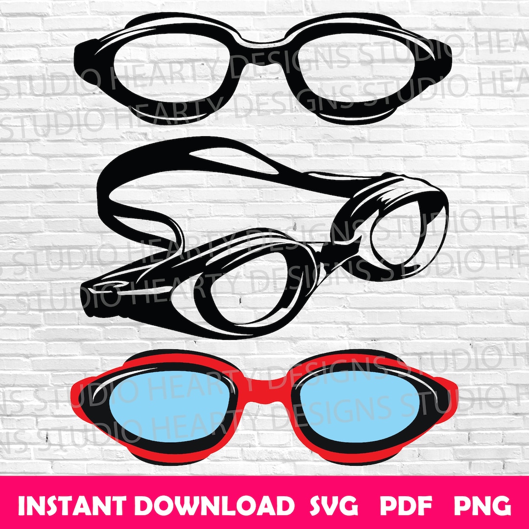 Swimming Goggles Svg Swimming Goggles Cricut Swimming Goggles Svg Cut ...