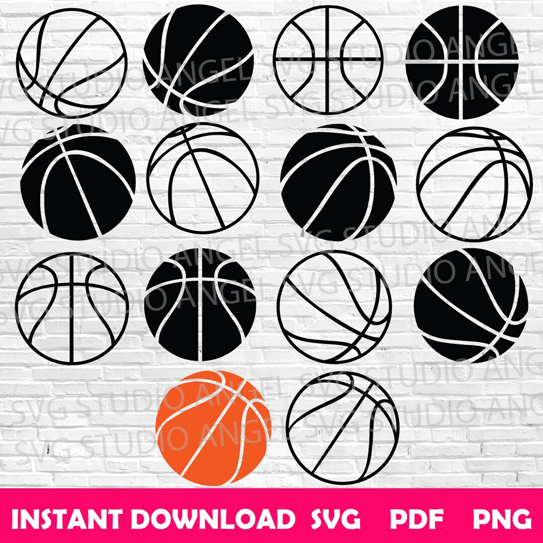 Basketball Svg Basketball Cricut Basketball Clipart Basketball Vector ...