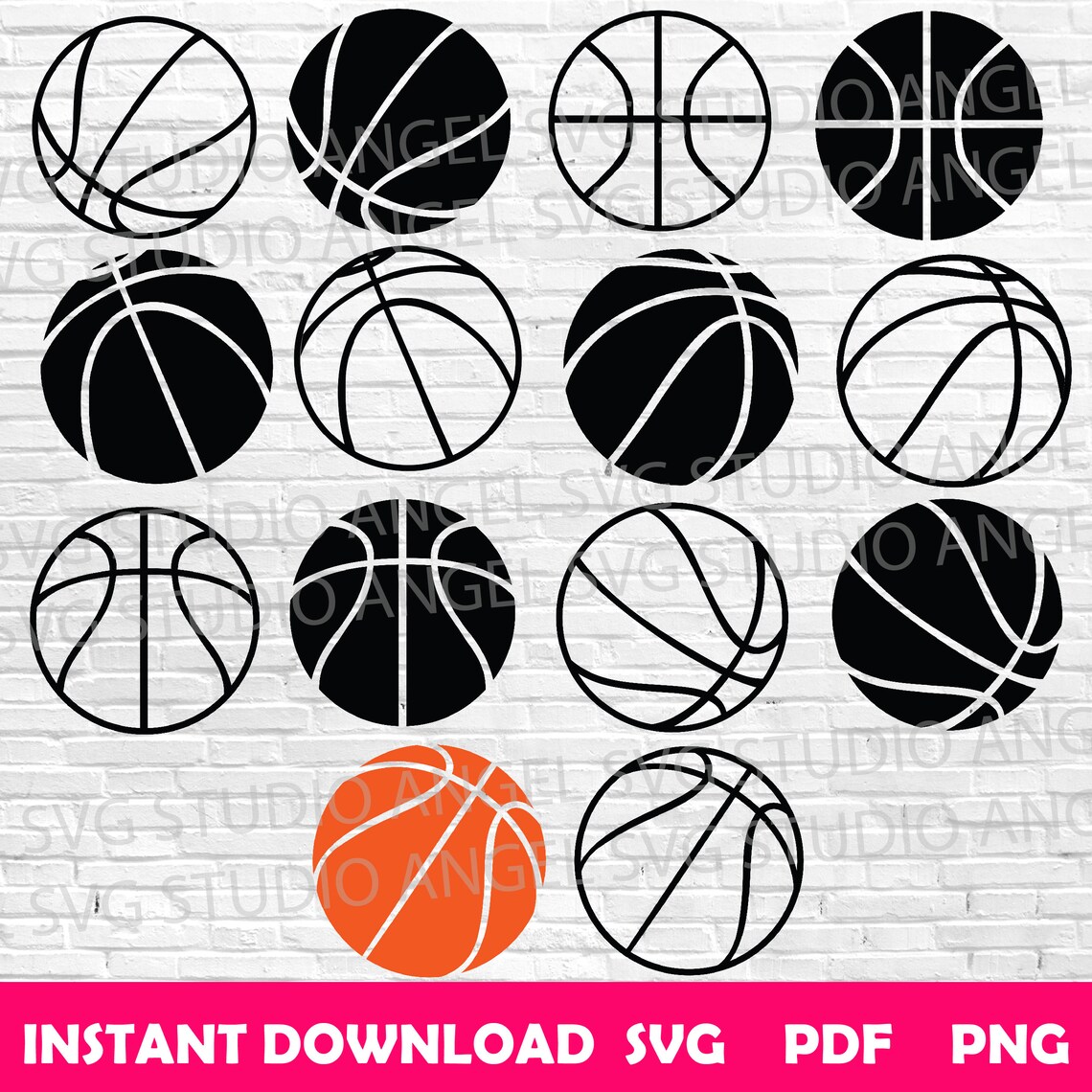 Basketball Svg Basketball Cricut Basketball Clipart Basketball Vector ...