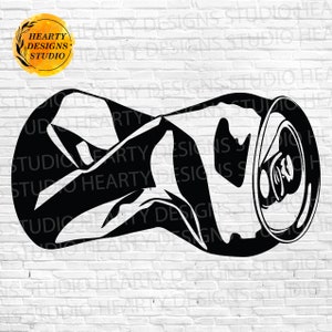 Crumpled Cans Svg Crumpled Soda Cans Svg Crumpled Cans Cricut Crumpled ...