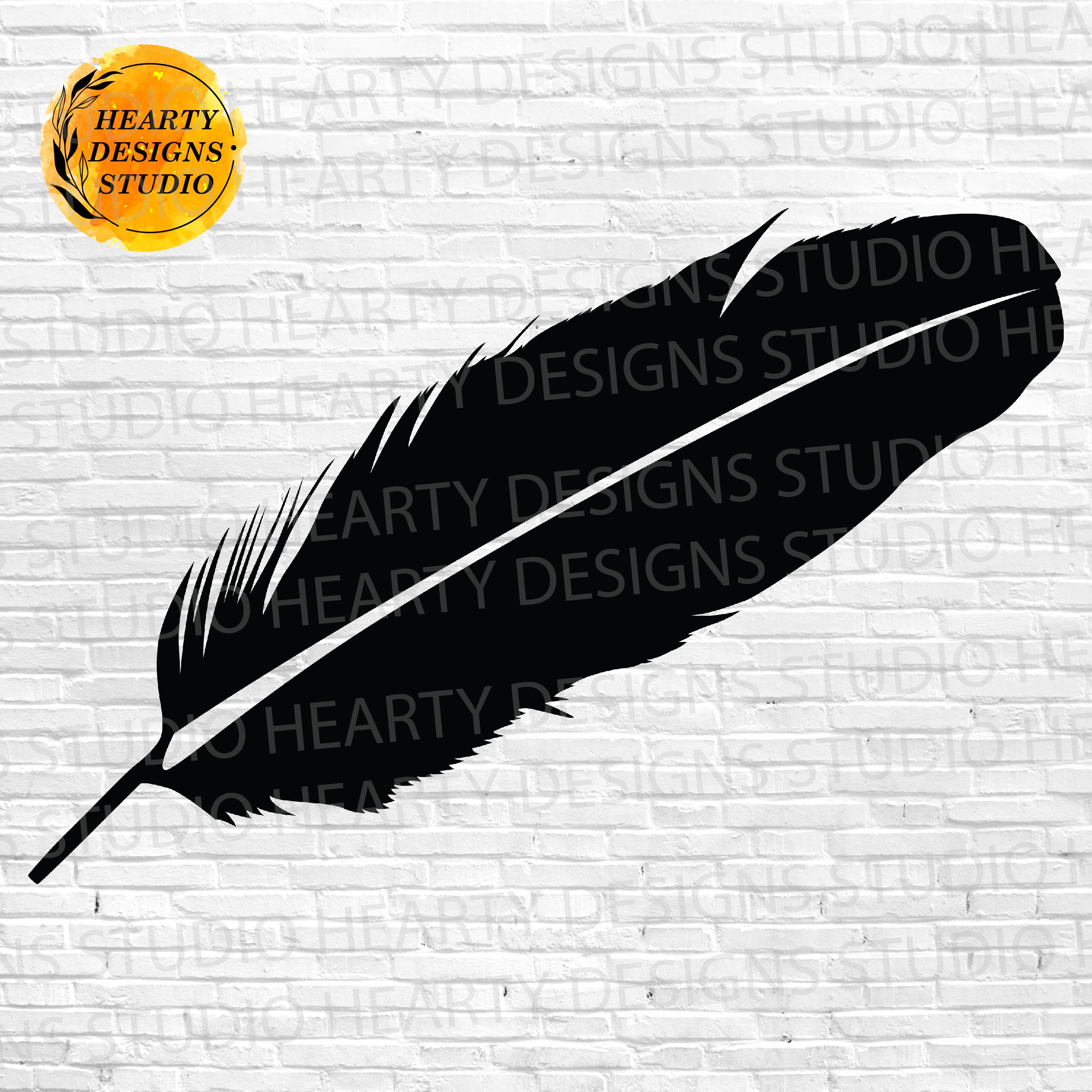 Feather SVG Bundle: Cut Files for Cricut Silhouette (digital Download ...