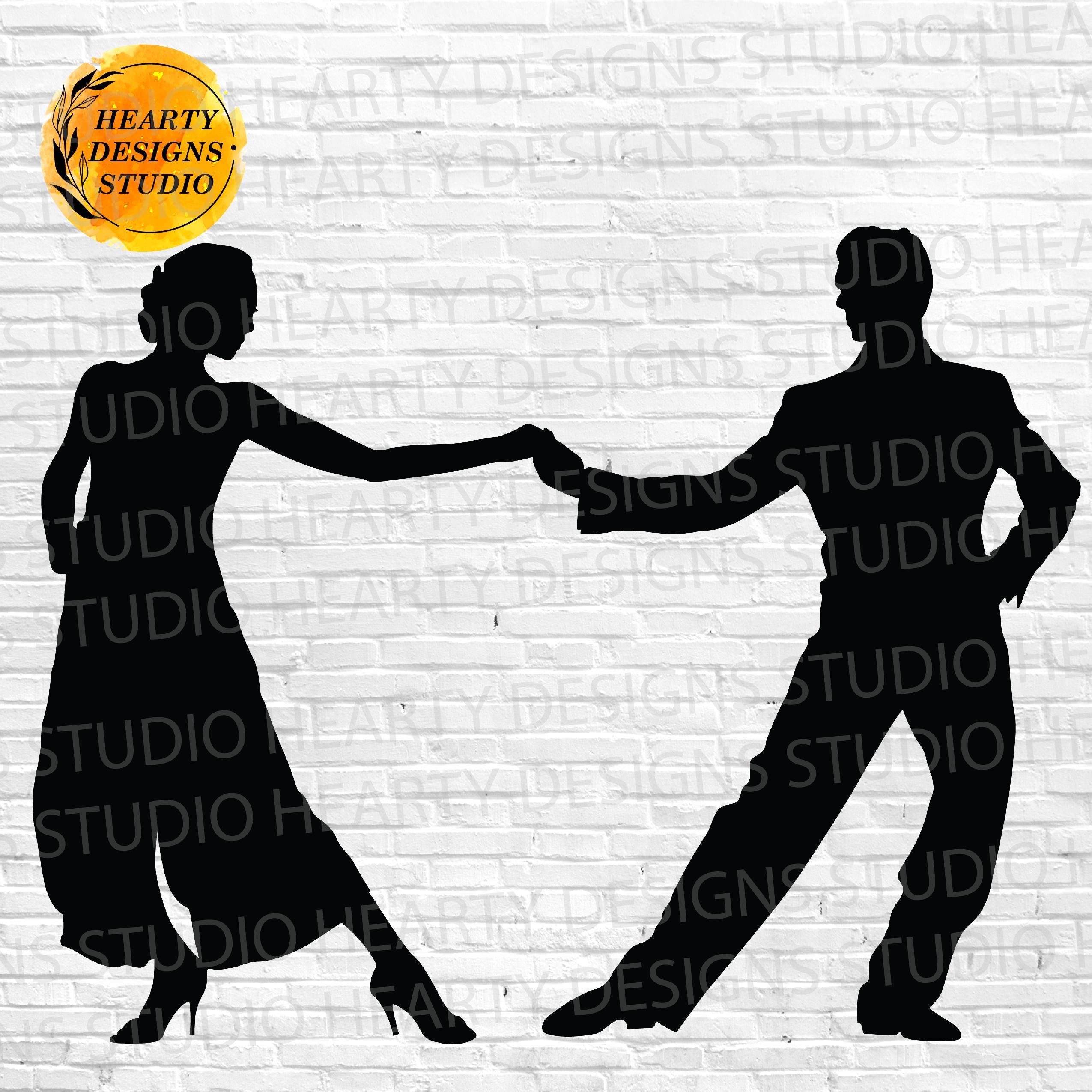 Ballroom Dance Silhouette SVG Bundle (digital Download) - Etsy