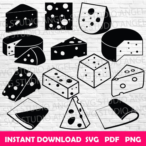 Cheese Svg - Etsy
