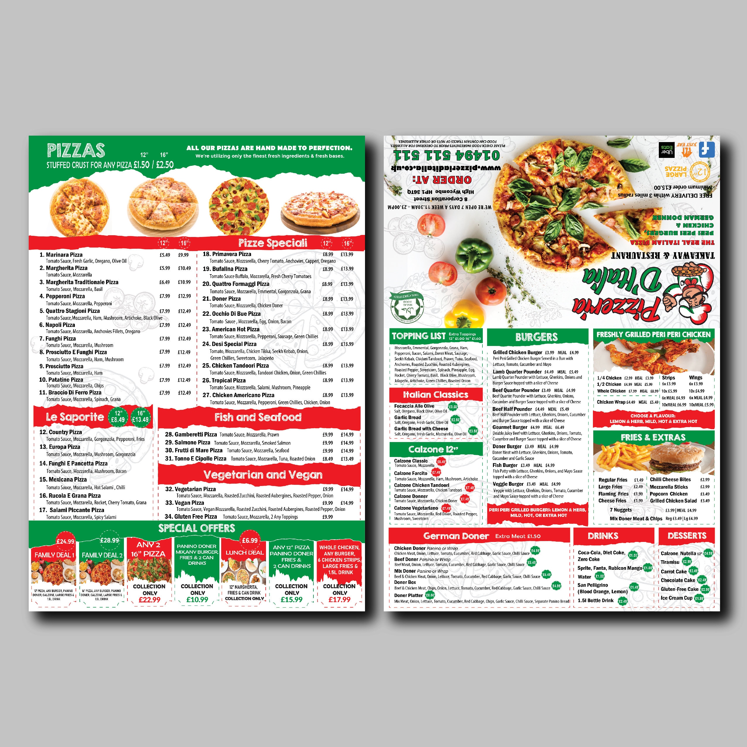 Custom Food Menu Custom Restaurant Menu Custom Bakery Menu - Etsy