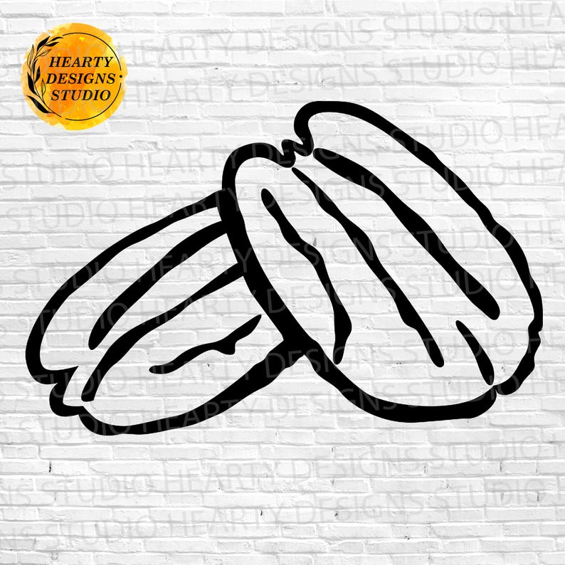 Pecan Nut SVG Bundle: Cut Files for Silhouette Cricut (digital Download ...
