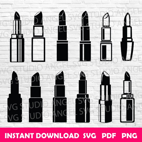 Lipstick Svg - Etsy