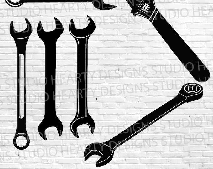 Wrenches SVG, Wrench Png, Wrench Svg, Spanner Bundle Svg, Wrench Bundle, Wrench Clipart, Tools ...