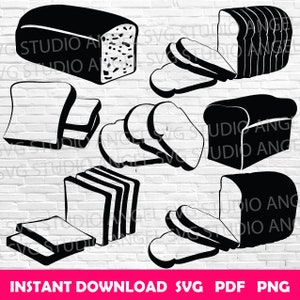 Bread Svg Bread Cricut Svg Bread Svg Cut Files Bread Silhouette Bread ...