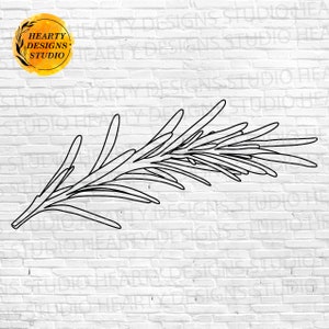 Rosemary Svg Rosemary Leaf Svg Rosemary Cricut Rosemary Vector Rosemary ...