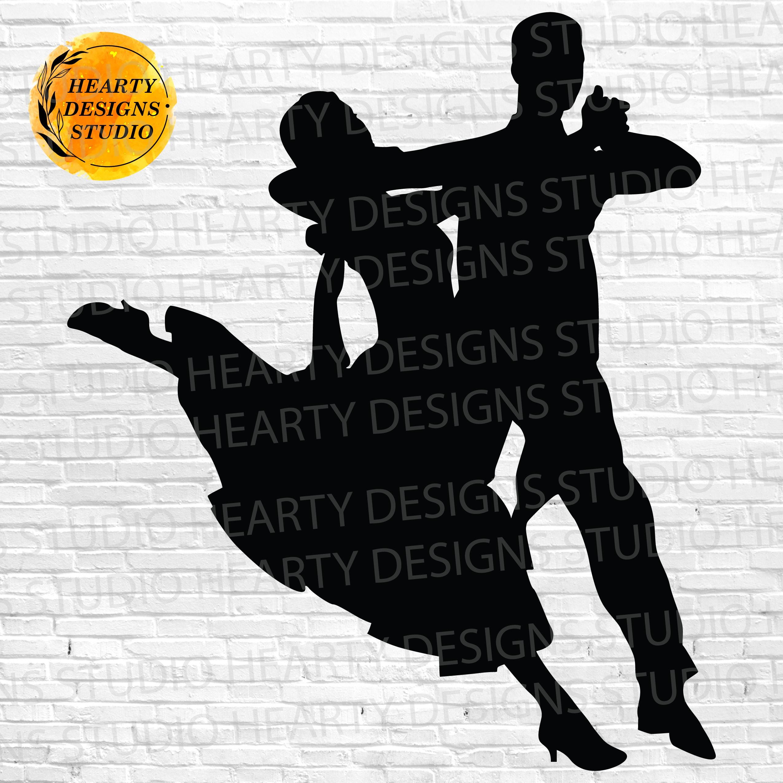 Ballroom Dance Silhouette SVG Bundle (digital Download) - Etsy