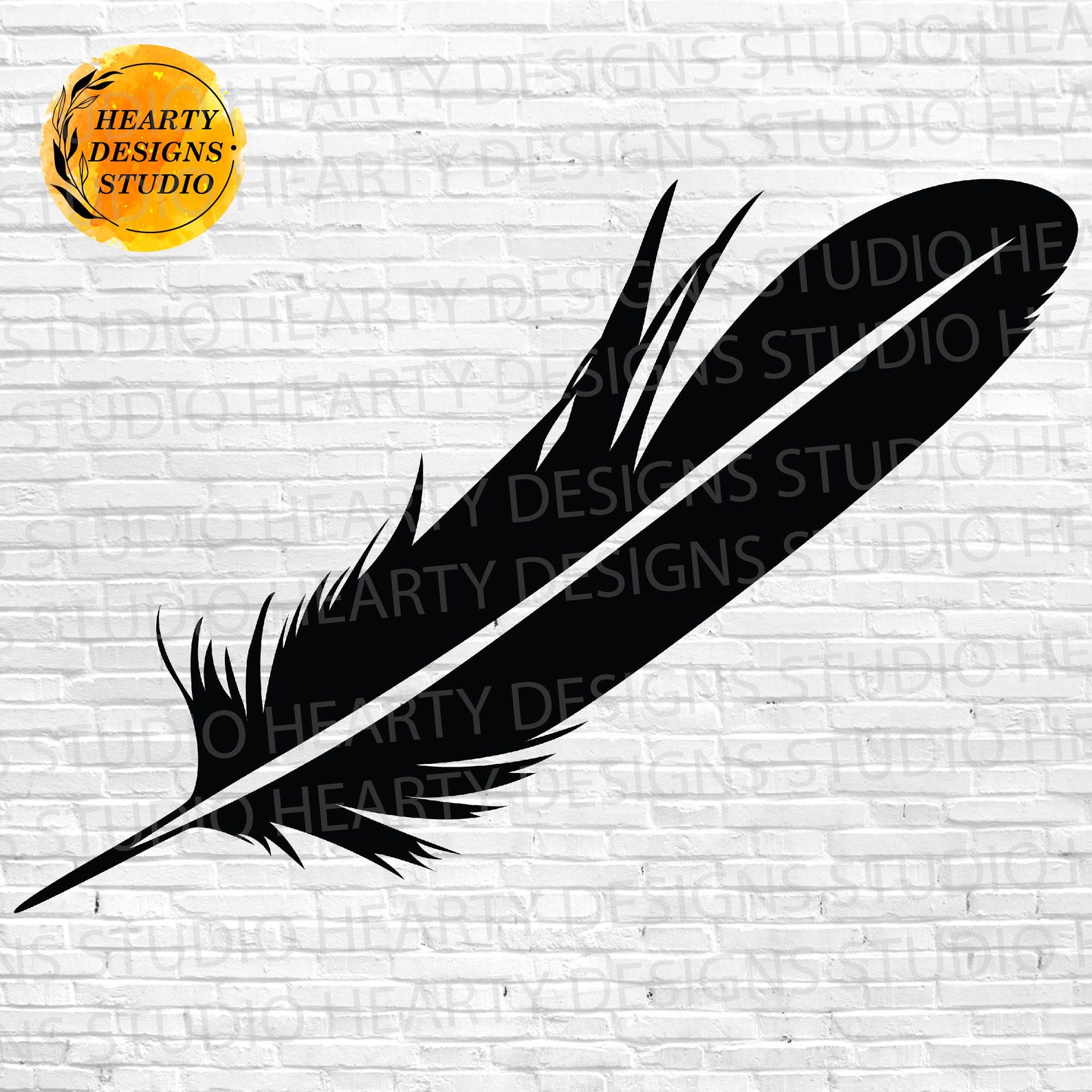 Feather SVG Bundle: Cut Files for Cricut Silhouette (digital Download ...