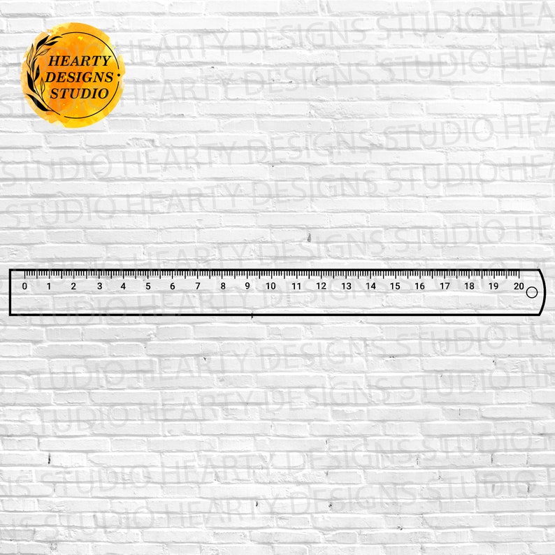 Ruler SVG: Measurement Clipart, Vector Cut Files (digital Download) - Etsy