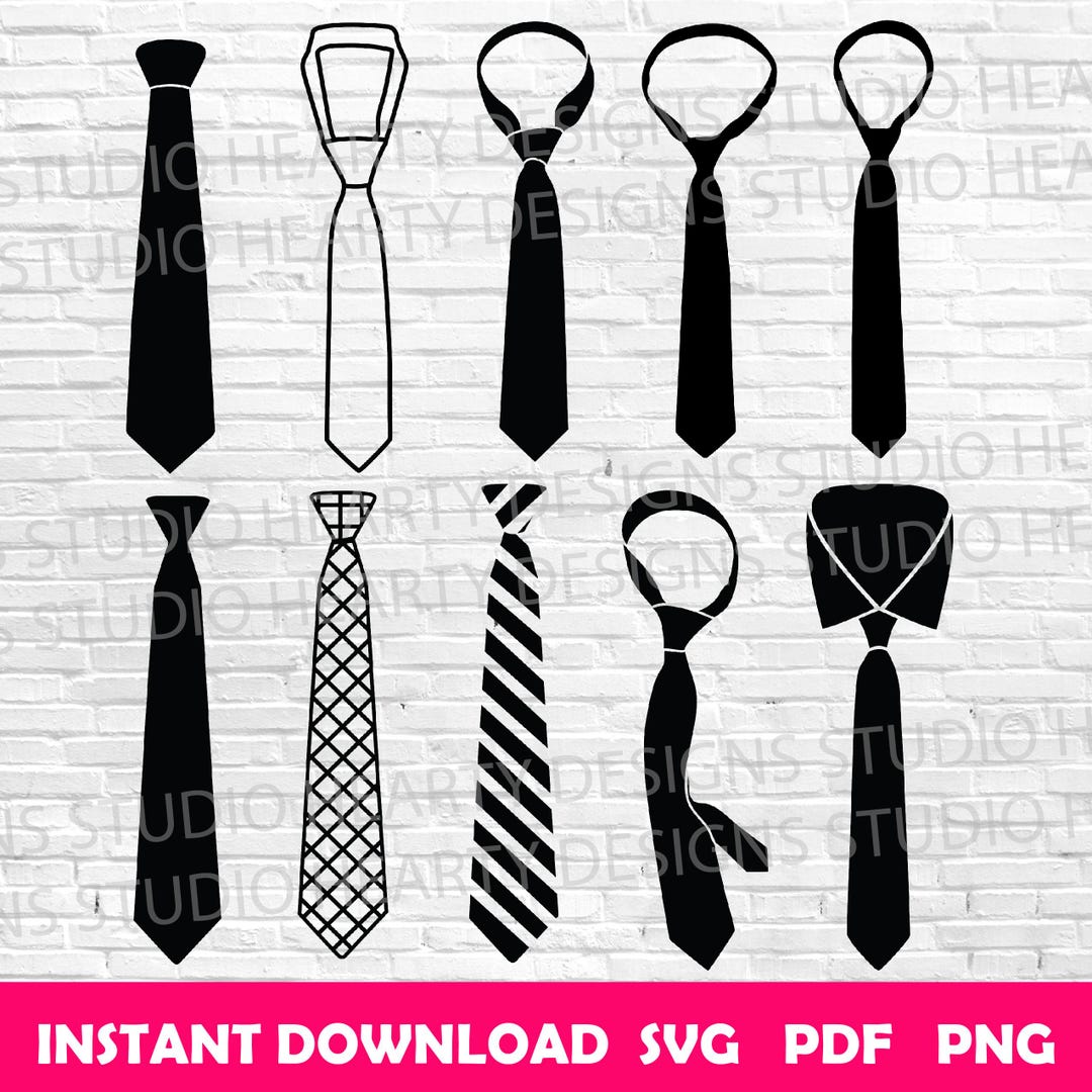 Neck Tie Svg Neck Tie Svgs Neck Tie Cricut Neck Tie Svg Bundle Neck Tie ...