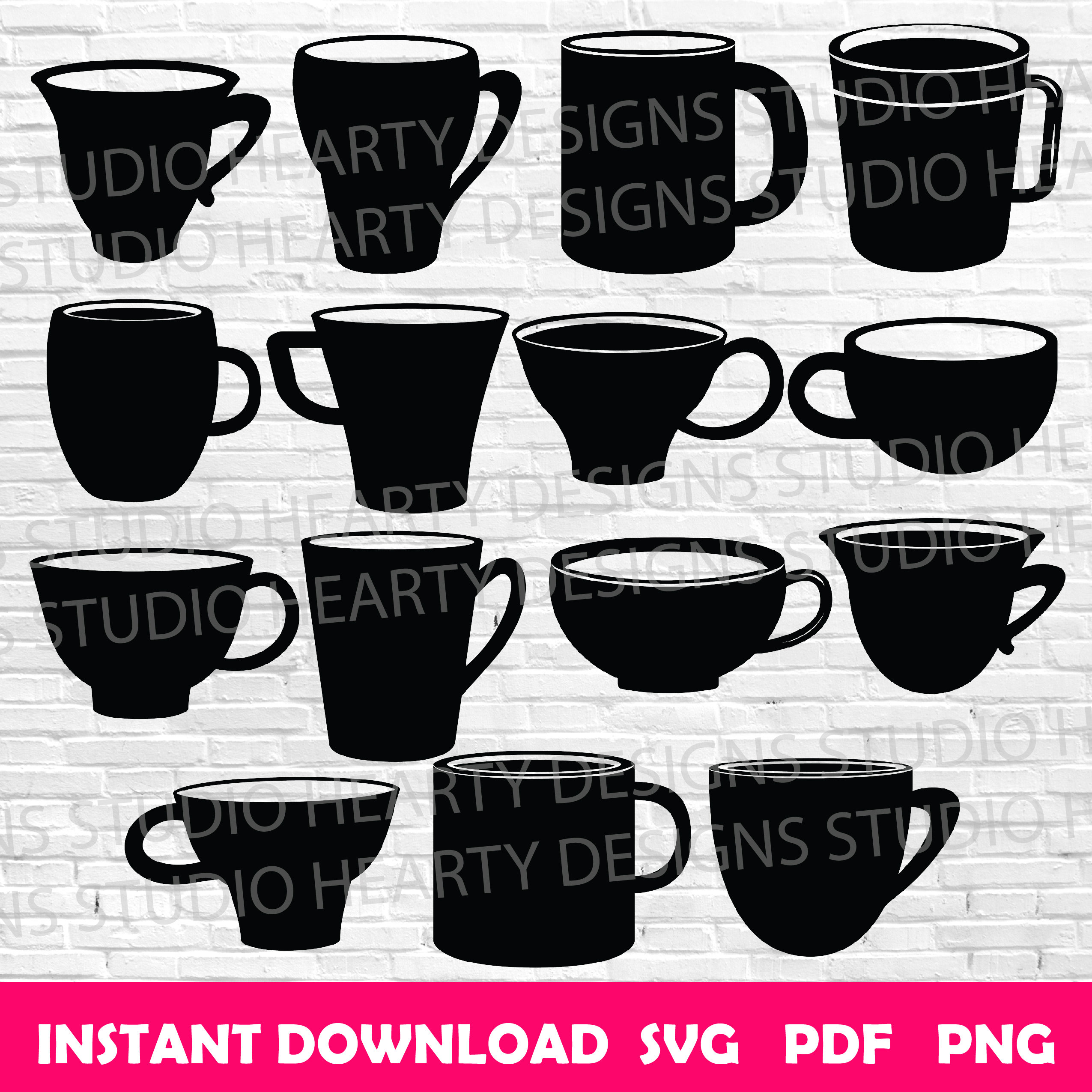 Cup Svg Cups Svg Tea Cup Svg Coffee Mug Svg Cup Cricut Svg Cup Vector ...