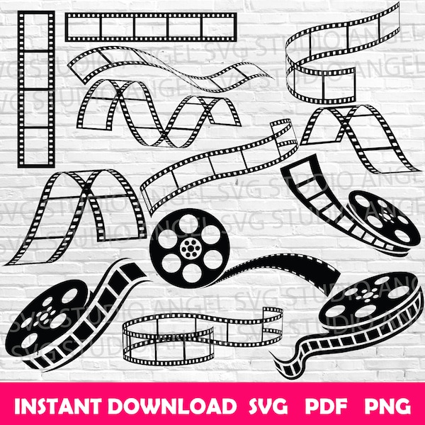 Filmstrip Svg - Etsy