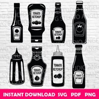 Kawaii Condiments Clipart - Cute Condiments Download - Kawaii Design ...