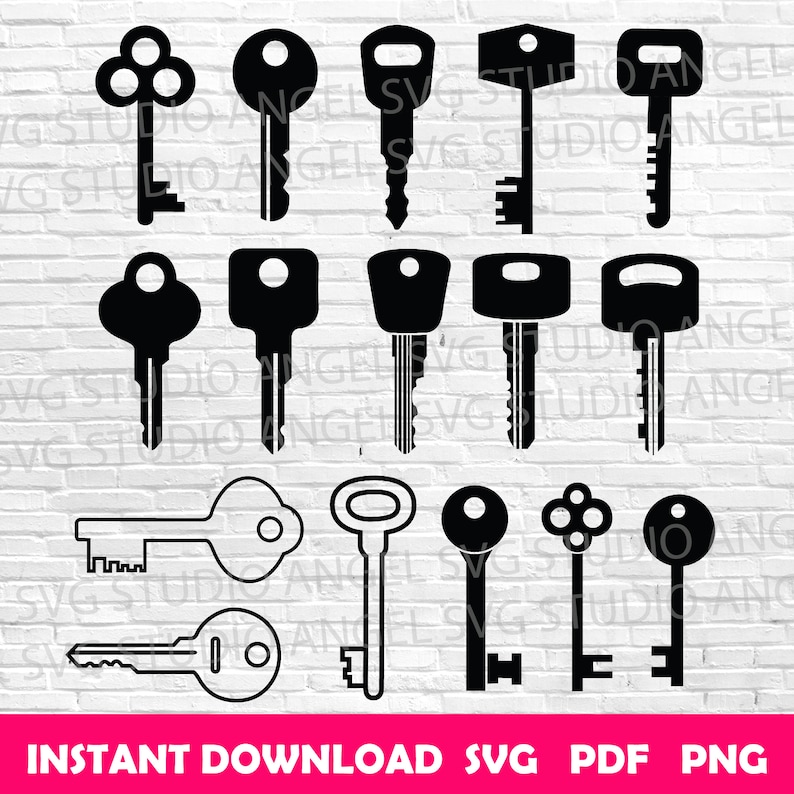 Key Svg Keys Svg Key Cricut Svg Key Clipart Key Vector Key Svg Cut ...