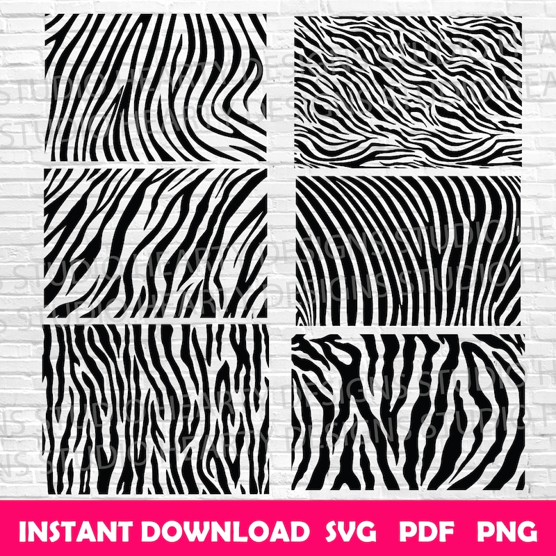 Zebra Print Svg - Etsy