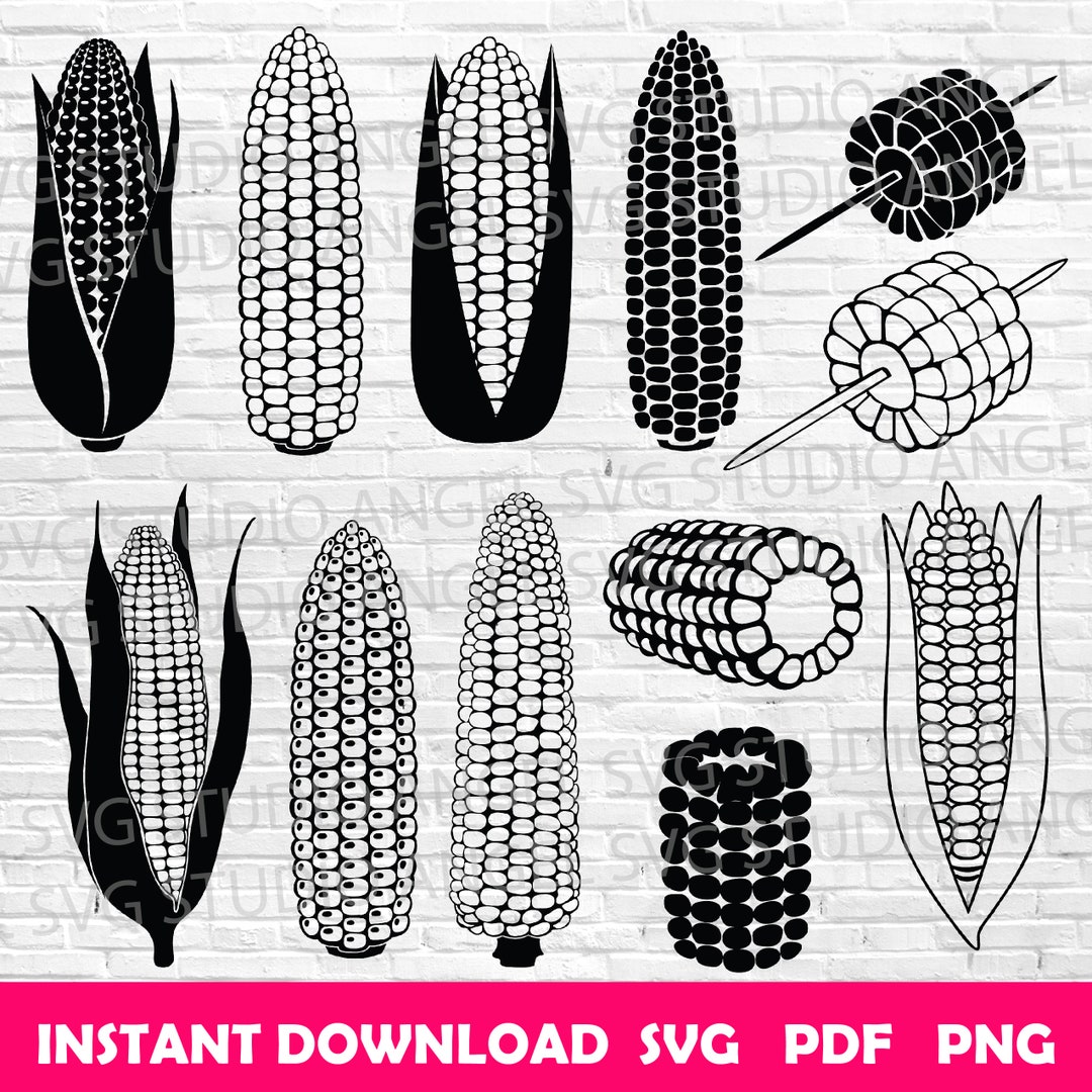 Corn Svg Corns Svg Corn Cricut Svg Corn Clipart Svg Corn Vector Svg ...