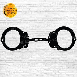 Handcuff Svg Handcuff Svg Cut Files Handcuff Cricut Handcuff Clipart ...