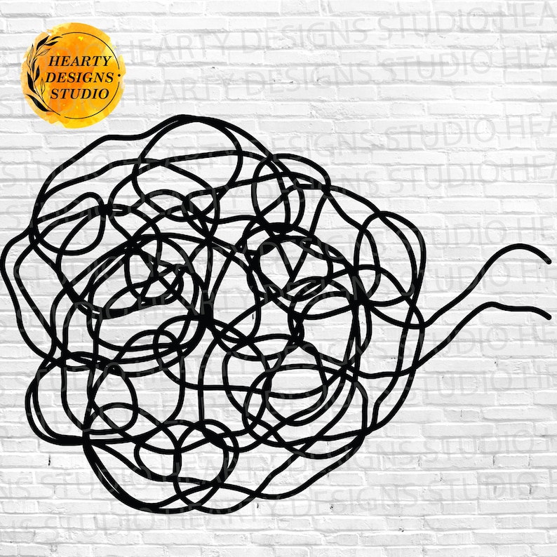 Tangled Lines SVG Bundle: Vector Cut Files (digital Download) - Etsy