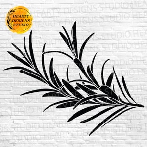 Rosemary Svg Rosemary Leaf Svg Rosemary Cricut Rosemary Vector Rosemary ...