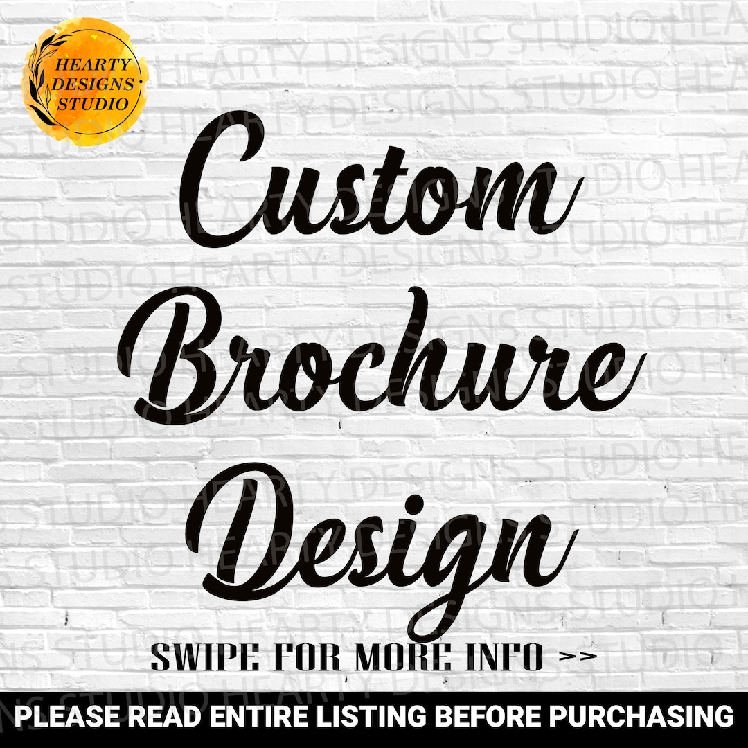 Custom Brochure Design Modern Brochure Design Professional Brochure ...
