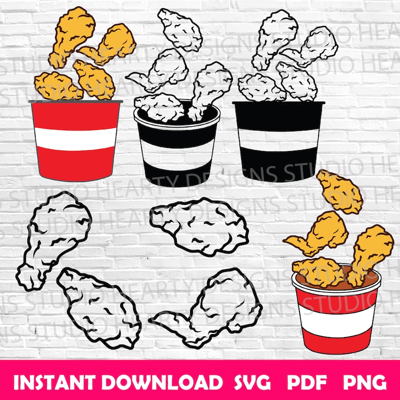 Fried Chicken - Etsy