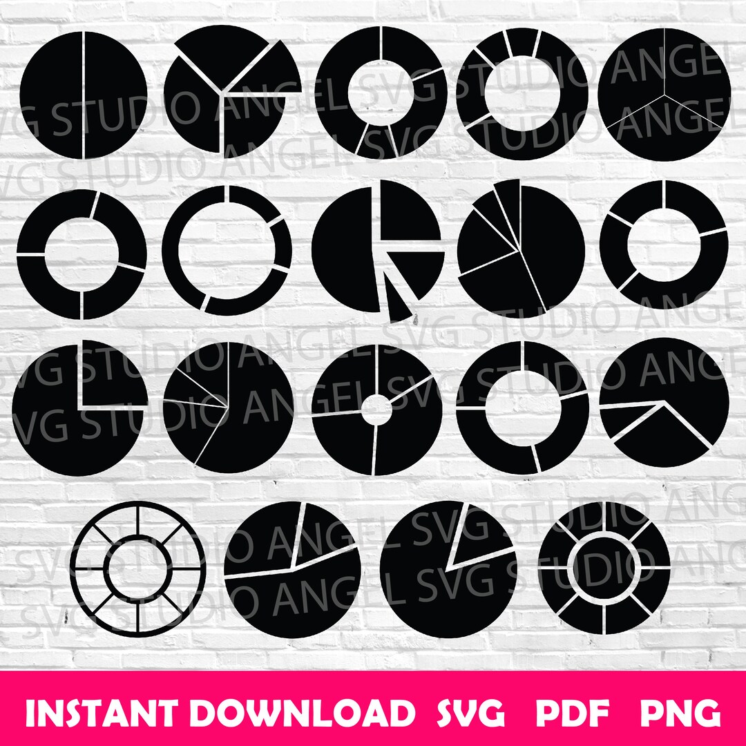 Pie Chart Svg Pie Chart Diagram Svg Pie Chart Cricut Svg Pie Chart ...