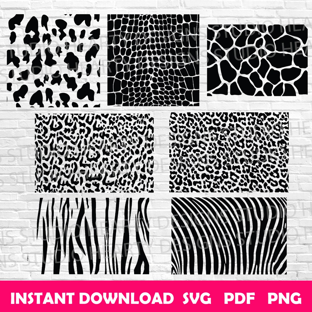 Animal Skin Pattern Svg Animal Print Svg Wild Animal Print Svg Animal ...